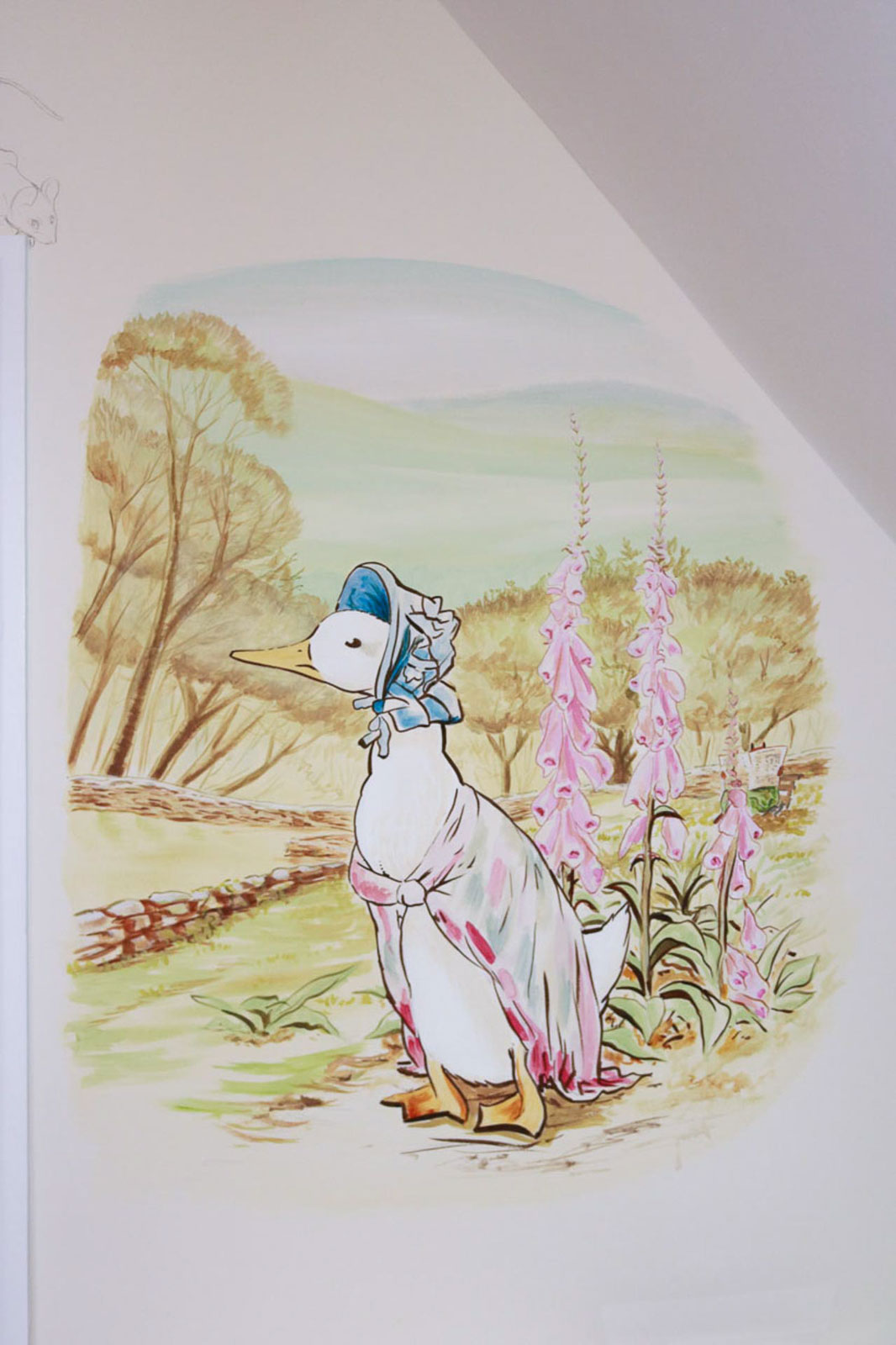 Beatrix Potter Style attic space in Period Property | Sacredart Murals