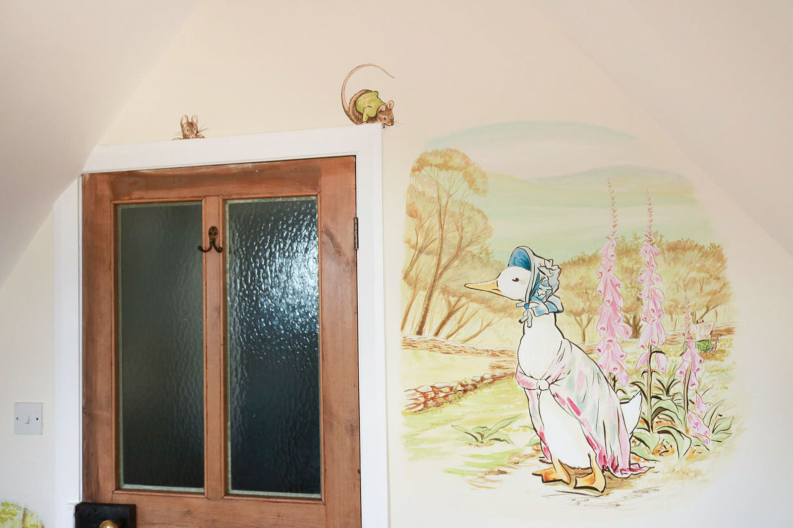 Beatrix Potter Style attic space in Period Property | Sacredart Murals