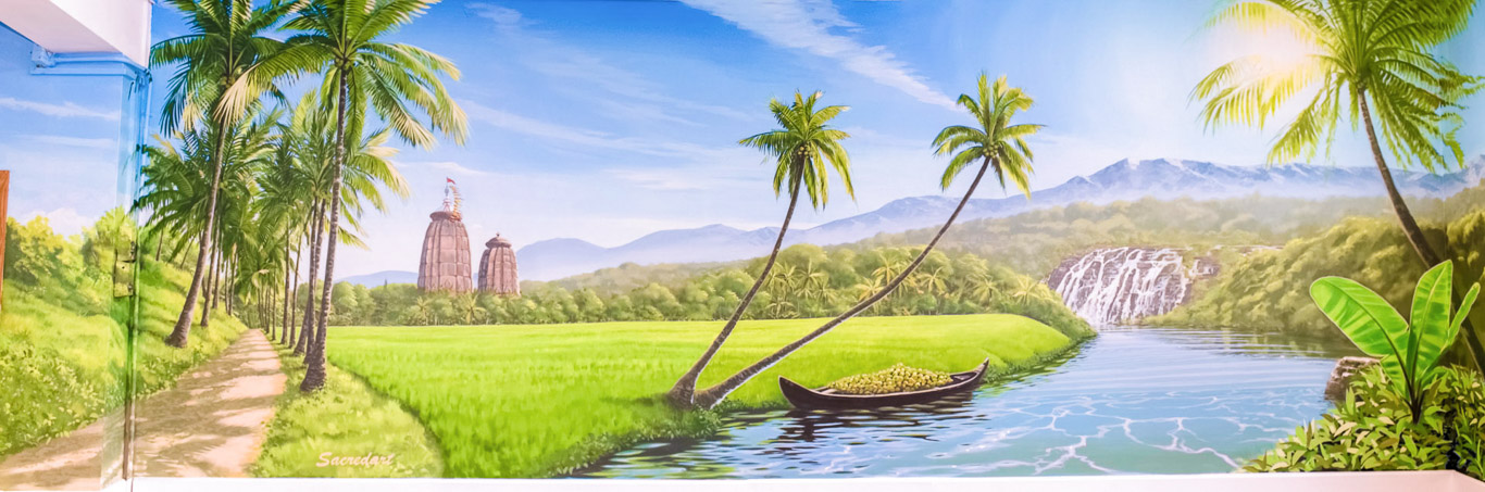 The Bhavan, London | Sacredart Murals