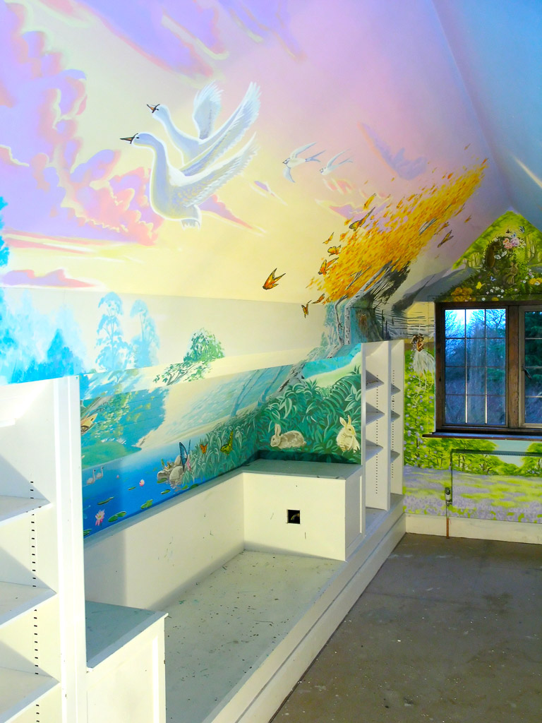 Kids' Playroom "Fantasy" Mural | Sacredart Murals