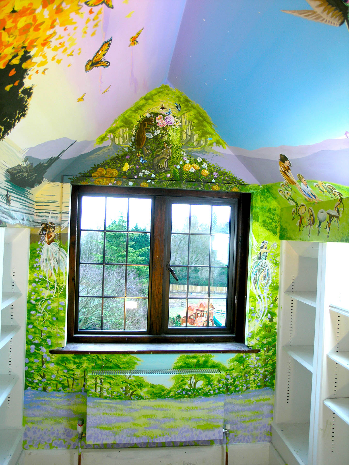 Kids' Playroom "Fantasy" Mural | Sacredart Murals