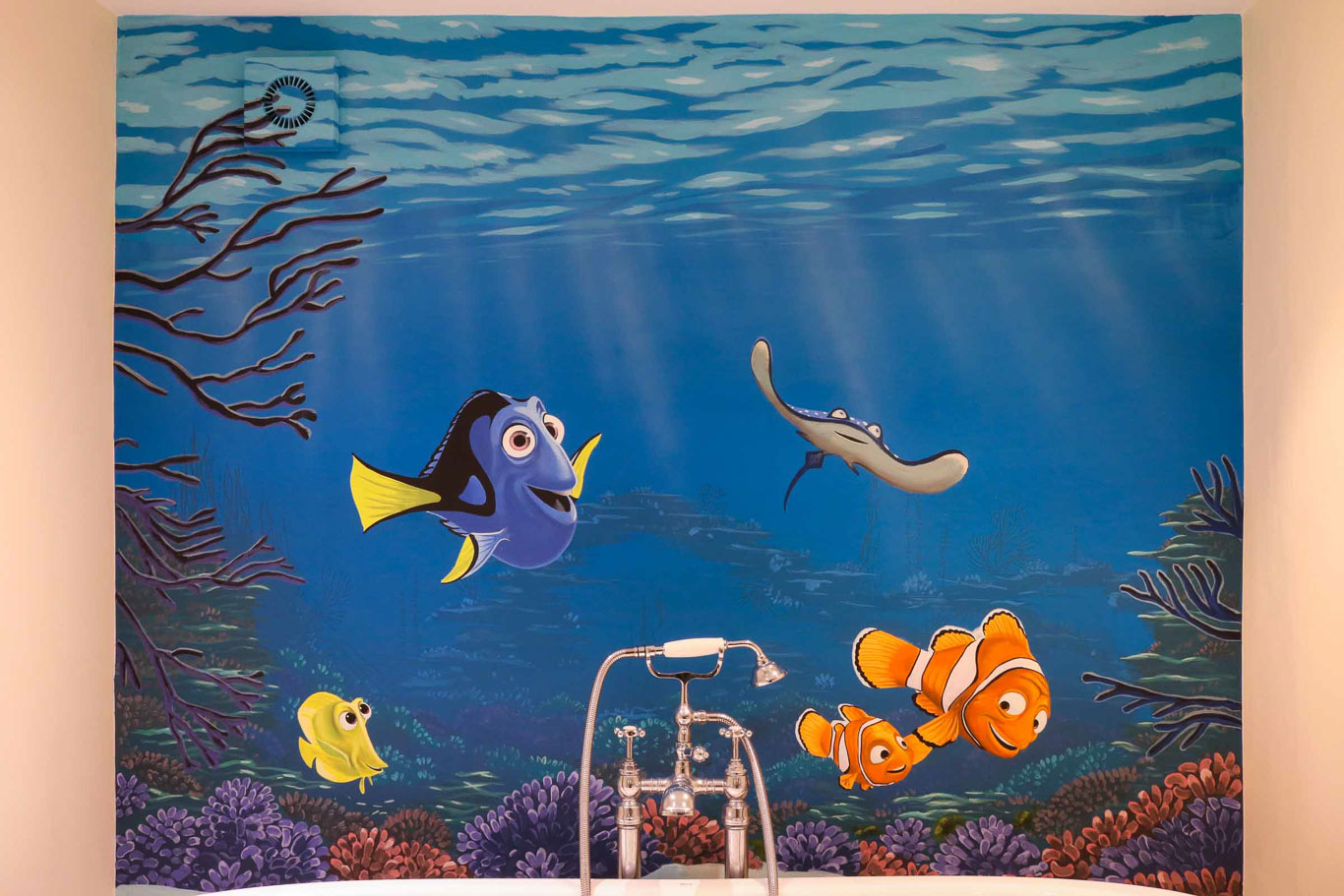 Finding Nemo Bathroom Mural | Sacredart Murals