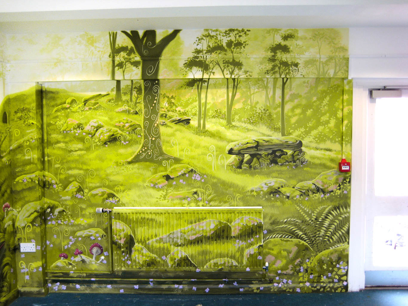 School Library Mural | Sacredart-murals.co.uk
