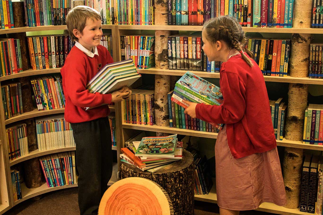 School Library Mural | Sacredart-murals.co.uk