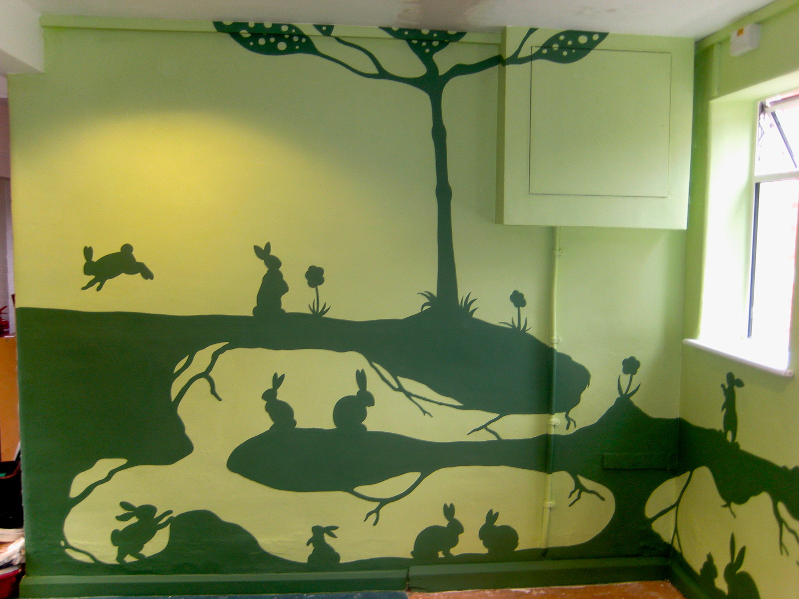 School Library Mural | Sacredart-murals.co.uk