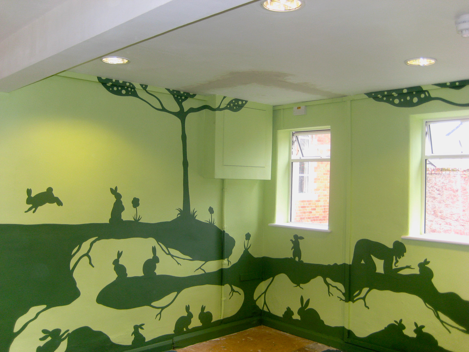 School Library Mural | Sacredart-murals.co.uk