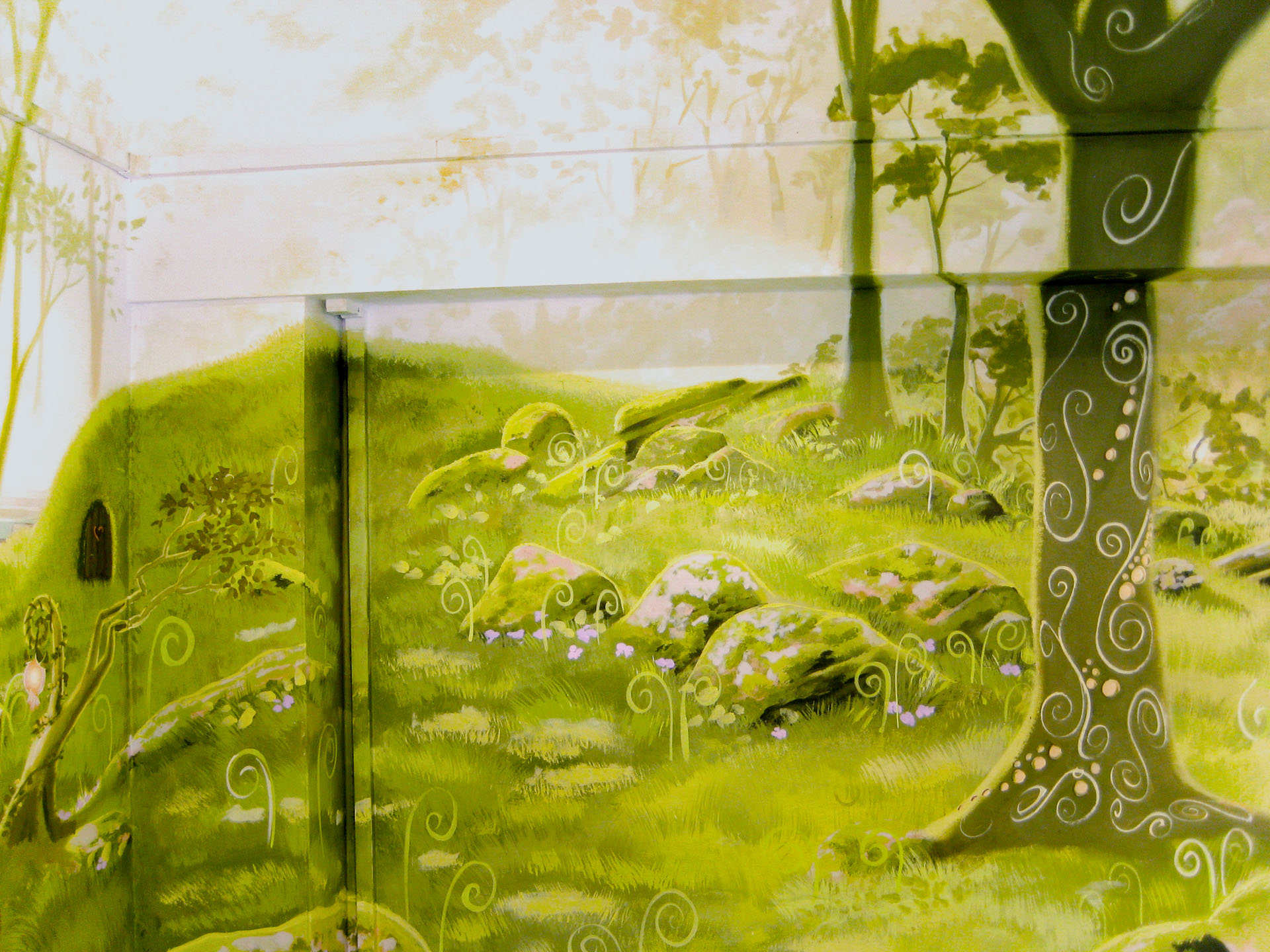 School Library Mural | Sacredart-murals.co.uk