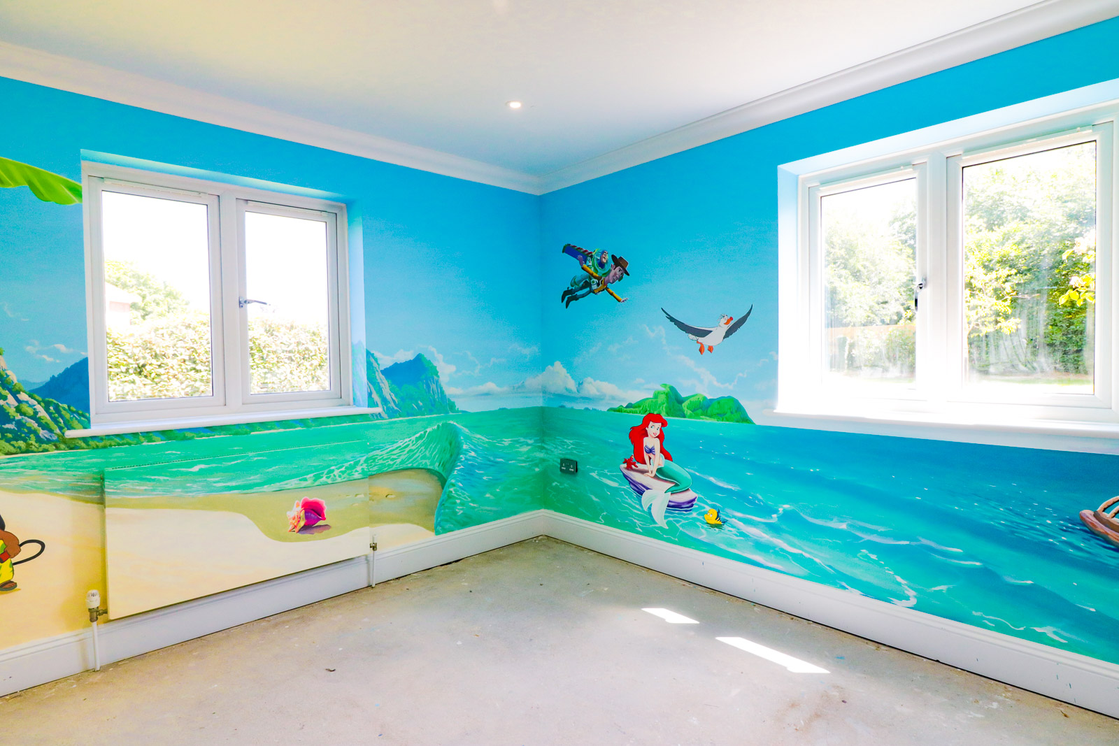 Mega Disney Playroom Mural | Sacredart Murals