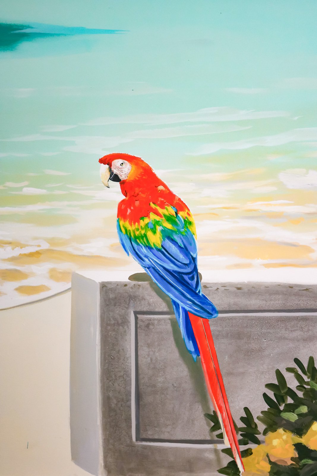 Caribbean Pool Mural | Sacredart Murals